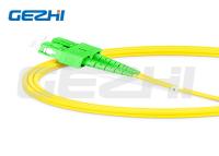 China 1310/1550nm LC APC To SC APC Duplex OS2 Single Mode PVC 2.0mm Fiber Optic Patch Cable for sale