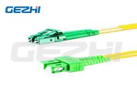 China 1310/1550nm LC APC To SC APC Duplex OS2 Single Mode PVC 2.0mm Fiber Optic Patch Cable for sale