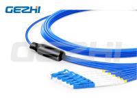 China 6 Fibers OS2 Single Mode LC/SC/FC/ST Armored Indoor 3.0mm Multi-Fiber Breakout Cable for sale