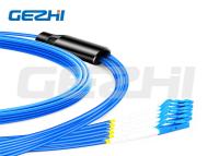 China 6 Fibers OS2 Single Mode LC/SC/FC/ST Armored Indoor 3.0mm Multi-Fiber Breakout Cable for sale