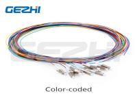 China 4-24 Fibers OM1/OM2 Multimode LC/SC/FC/ST/LSH Fiber Optic Pigtail for sale