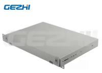 China 19inch 1U Slide Rail Rack Mount Full Cover Fiber Optic Patch Panel for sale