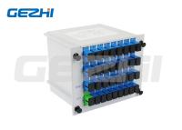 China SC APC 1X32 FTTH Fiber Optical Splitter Insertion Type Card PLC Splitter LGX Cassette Plc Cassette Splitter for sale