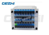 China SC APC 1X32 FTTH Fiber Optical Splitter Insertion Type Card PLC Splitter LGX Cassette Plc Cassette Splitter for sale