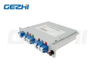 China 12CH CWDM Mux Demux 1260-1620nm Fiber Optic Equipment with LC UPC Adaptor for sale