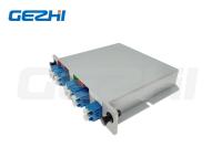 China 12CH CWDM Mux Demux 1260-1620nm Fiber Optic Equipment with LC UPC Adaptor for sale
