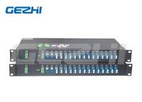 China 16 Channels C21-C36 Dual Fiber FMU 1U Rack Mount, LC/UPC Expansion Port DWDM Mux Demux for sale