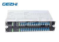 China 16 Channels C21-C36 Dual Fiber FMU 1U Rack Mount, LC/UPC Expansion Port DWDM Mux Demux for sale
