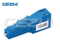 China Plastic Material Fiber Optic Attenuator LC UPC 1dB-30dB Fixed Variable Attenuator for sale