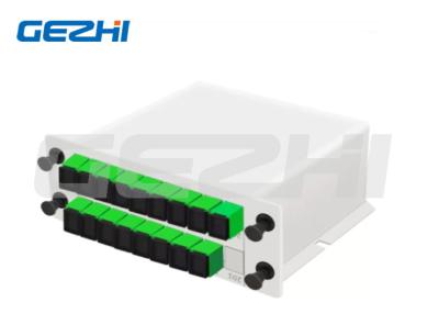 China 1x16 Fiber LGX Modulized Optical Splitter with Low Insertion Loss and Wide Operating Temperature for sale