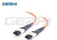 China 24F MPO Female to MPO Female 3.0mm LSZH Fiber Optic Patch Cord Trunk Cable for sale