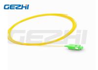 China ST Connector Type Simplex Optic Cable Pigtail with Refer to Chromatogram Jacket Color for sale