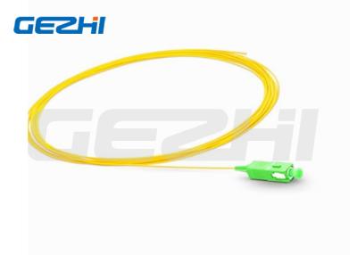 China ST Connector Type Simplex Optic Cable Pigtail with Refer to Chromatogram Jacket Color for sale