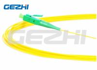 China ST Connector Type Simplex Optic Cable Pigtail with Refer to Chromatogram Jacket Color for sale
