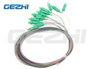 China Optical Connector Type SC/APC Fiber Optic Pigtail 9/125 Fiber Patch Cord For Telecommunication for sale