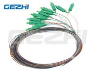 China Optical Connector Type SC/APC Fiber Optic Pigtail 9/125 Fiber Patch Cord For Telecommunication for sale