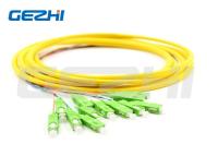 China OFNP Jacket 6Cores/12Cores SM SC Optical Fiber Pigtail Distribution Cable Multimode Fiber Optic Cable for sale