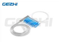 China Mini Type SC/UPC PLC Splitter with G657A1 Fiber for Low Insertion Loss Optical Signal Distribution for sale