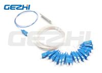 China Mini Type SC/UPC PLC Splitter with G657A1 Fiber for Low Insertion Loss Optical Signal Distribution for sale