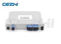 China SC/UPC 1x4 Insert Type PLC Splitter with 1260～1650 Operating Wavelength Range for Fiber Optic Networks for sale