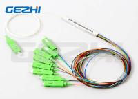 China 1×16 SC/APC Optical Fiber PLC Splitter - Steel Tube Type with High Reliability for FTTx Systems for sale