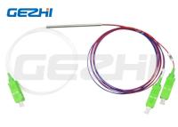China 1x2 Configuration Fiber Optic Coupler with Low Insertion Loss and Wide Operating Temperature for sale
