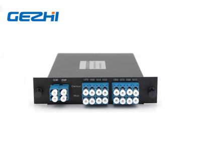 China 8 Channels Dual Fiber CWDM Mux Module With Monitor Port for sale