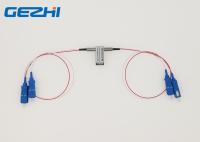China 1310nm SM 1 Meter SC UPC 2x2B Mechanical Fiber Optical Switches for sale