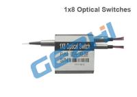 China Small Opto Mechanical 1x8 Latched Fiber Optical Switches for sale