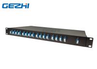 China 1U 19 Inch Rack Mount Dual Network Fiber 1x16 DWDM Mux Demux for sale