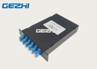 China 1x4 Channel Passive DWDM Mux Module with 100Ghz Grid and Duplex Fiber for High-Capacity Networks for sale
