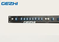China 2 Cards 19 Inch 1U Dual Fiber 1x16 CWDM Passive Multiplexer for sale
