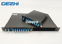 China 2 Cards 19 Inch 1U Dual Fiber 1x16 CWDM Passive Multiplexer for sale