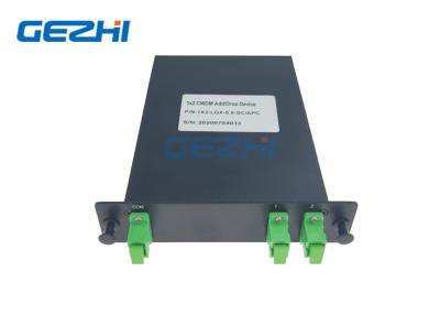 China 1510nm 1x2 CWDM Single Add Drop Passive Multiplexer Module for sale