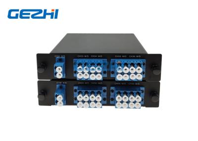 China Two Fiber Dual 8 Way C28 Optical DWDM Mux Demux for sale