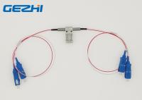 China Blocked 1550nm 2x2 Single Optical Bypass Switch SC/UPC for sale