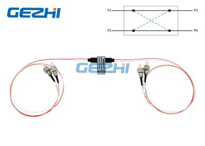 China Bidirectional 1310nm 1550nm Fiber Optical Switches Full 2×2 SM FC UPC for sale