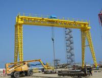 China Electric Double Girder Gantry Crane With Cab / Wireless Control for sale
