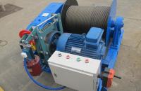 China 1t - 10t Slow Speed Customized Wire Rope Electric Winch JM Model ISO Certification for sale