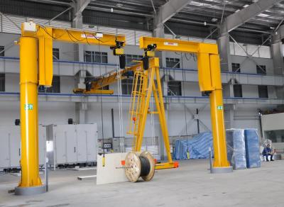 China Fixed Column 8m Length Cantilever Arm Jib Crane Free Standing 3.2 Ton for sale
