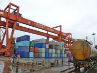 China RMG Rail Mounted Container Gantry Crane 45T Material Handling Crane for sale