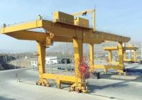 China 40.5 Ton Container Gantry Crane 30m Span Double Girder Rail Mounted for sale