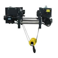 China 20ton Double Girder Overhead Crane Low Headroom European Type Wire Rope Hoist for sale