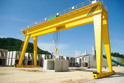 China Granite And Marble Stone Lifting Use Double Girder Gantry Crane Heavy Duty for sale