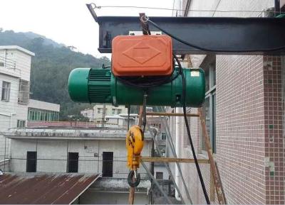 China Pendant Control 5Ton Electric Wire Rope Hoist With Motorized Trolley for sale