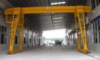 China 10ton MH Model Workshop Single Girder Gantry Crane Rail Mounted Type for sale
