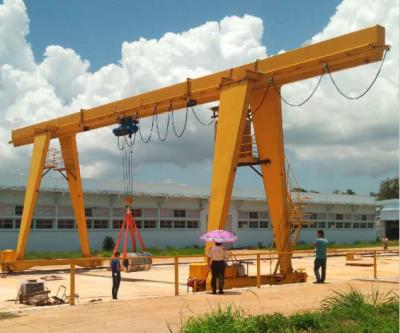 China Workshop Using Single Beam Gantry Crane With CD Hoist Trolley 10ton for sale