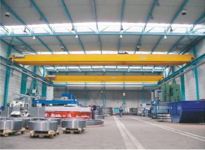 China Automatic 0~8m/min Single Girder Bridge Crane Ground control 3 Phase 380V 50hz for sale