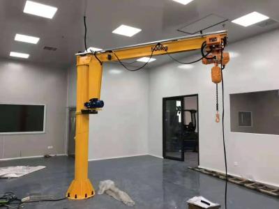 China Santo Manual Rotating Arm Floor Mounted Jib Crane 6m~30m Lifting Height for sale