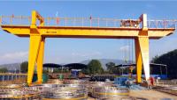 China Electric Double Girder Gantry Crane With Cab / Wireless Control for sale
